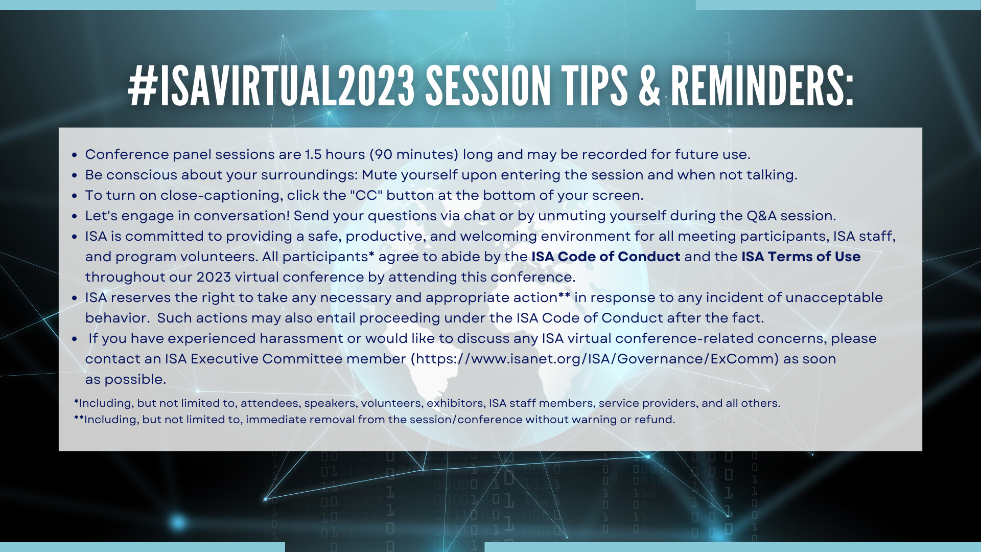 ISA Virtual 2023 Before You Go > International Studies Association